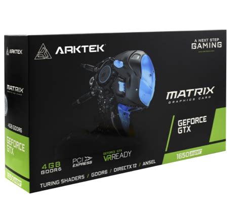 PLACA DE VÍDEO ARKTEK MATRIX GAMING GB GEFORCE GTX SUPER GDDR AKN SD S GH Triax
