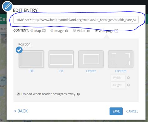 html arcgis online inserting image issue geographic information