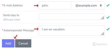 How To Create Or Remove The Email Autoresponder In Siteworx Help