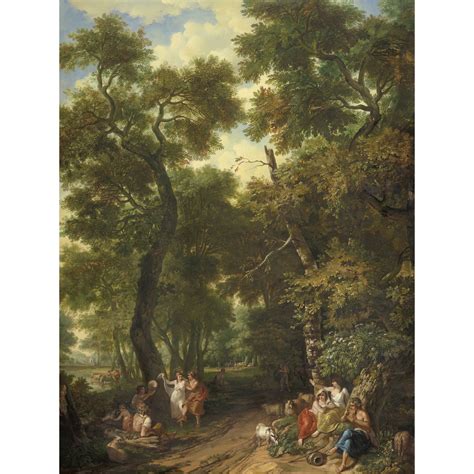 Andriessen Arcadian Landscape With Musician Extra Large Xl Wall Art