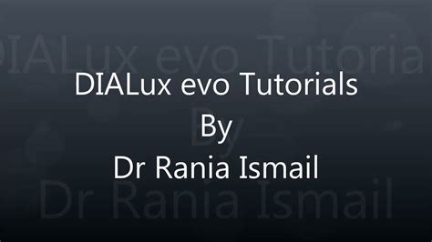 Dialux Evo Tutorials 8 Lighting Design Documentation And Reports Youtube