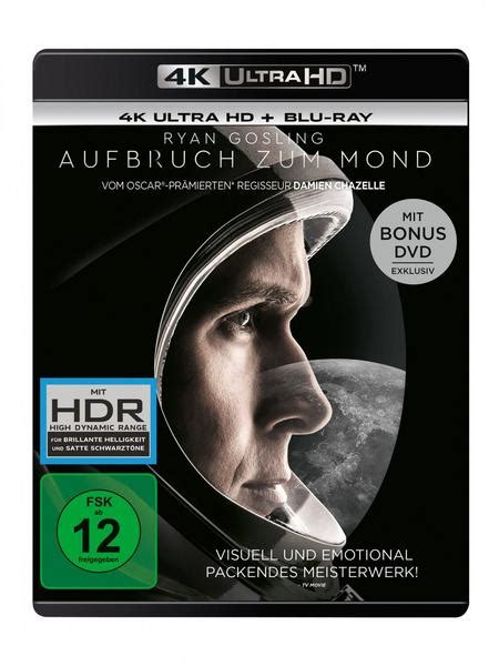 Aufbruch Zum Mond 4k Ultra Hd Blu Ray 2d Bonus Dvd Hier