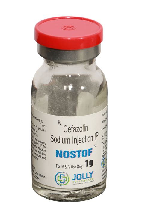 Cefazolin Sodium 1 Gm Injection Nostof Cefazolin Reflin For Hospital Rs 27 56 Vial Id