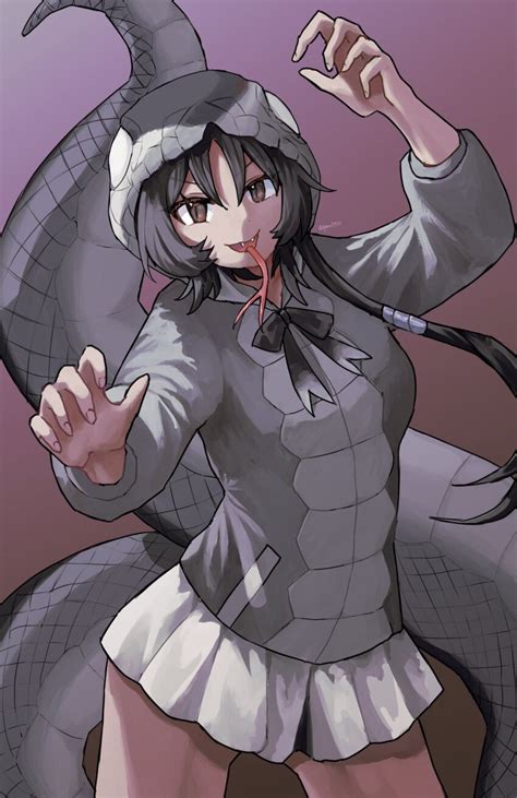 Paro3920 Black Mamba Kemono Friends Kemono Friends Highres 1girl