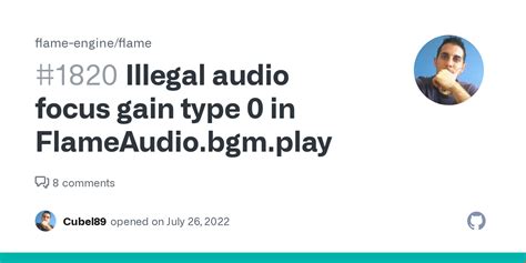 Illegal Audio Focus Gain Type 0 In Flameaudiobgmplay · Issue 1820 · Flame Engineflame · Github