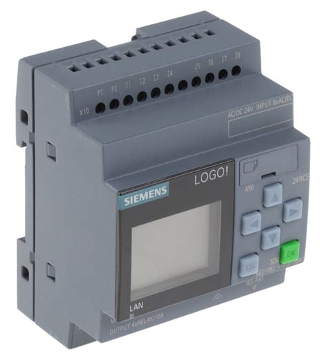 6ed1052 1hb08 0ba0 Siemens Siemens Logo Logic Module 24 V Dc Relay