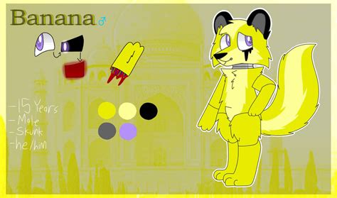 Banana The Skunk Ref Sheet Request By Kqrainbowartist53 On Deviantart