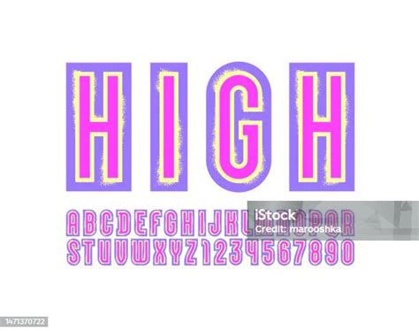 스프레이 낙서 글꼴 컬러 알파벳 거리 예술 문자 및 숫자 벡터 일러스트 레이 션 10eps 거친에 대한 스톡 벡터 아트 및 기타