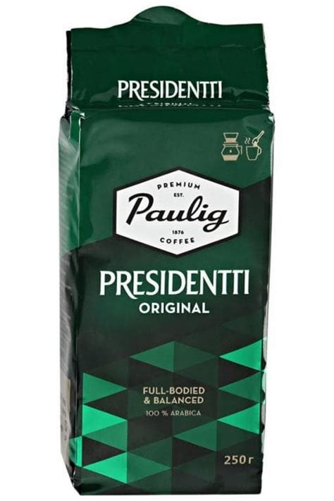 Кофе молотый Paulig Presidentti Original 250 грамм – цена, описание, фото
