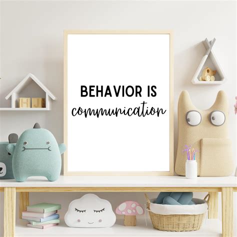 Behavior Is Communication Poster Special Education Teacher Sped