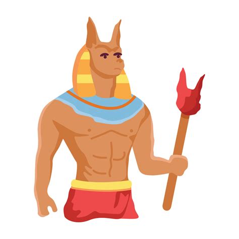 Trendy Anubis God 23729212 Vector Art At Vecteezy