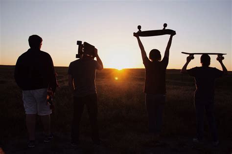 Free Images Silhouette Light People Sunset Skateboarding Dusk
