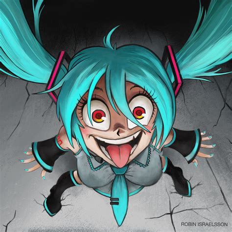 Yandere Hatsune Miku By Rubbe On Deviantart