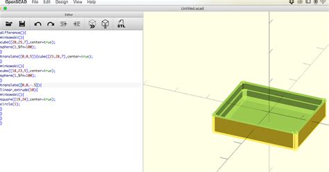 MODELLING IN OPENSCAD