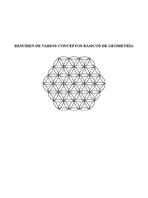 Conceptos Básicos De Geometría Pdf Triángulo Matemática Elemental