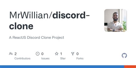 GitHub MrWillian Discord Clone A ReactJS Discord Clone Project