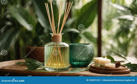 Roma Reed Diffuser Home Fragrance With Rattan Sticks Tropical Mood