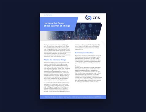 IoT Whitepaper CNS