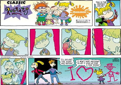Nickalive Classic Rugrats Comic Strips For December Nickelodeon