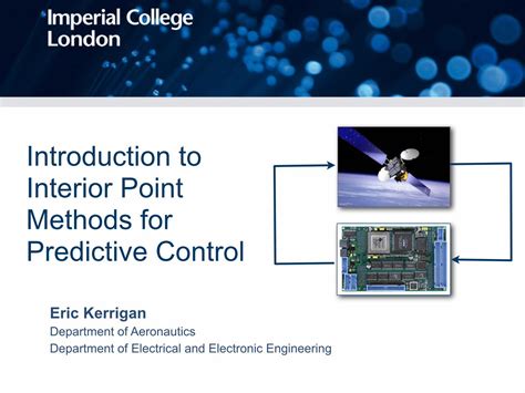 pdf introduction to interior point methods for predictive control