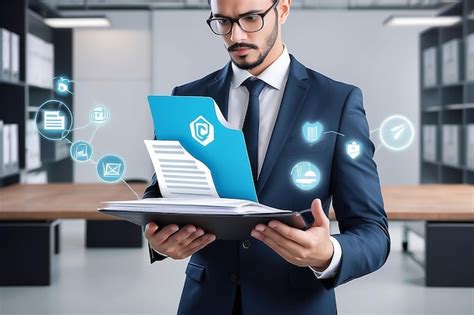 Efficient Dms Solutions Streamlining Corporate File Management Premium Ai Generated Image