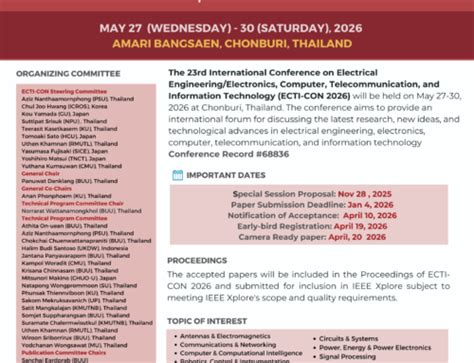 The 22st International Conference On Electrical Engineering Electronics Computer