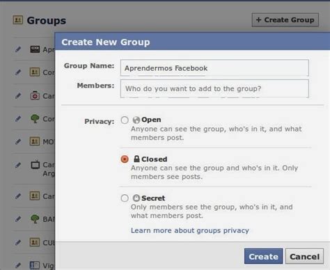 Aprendermos Facebook Os Grupos No Facebook