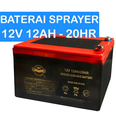 Jual Baterai Sprayer Elektrik 12 Volt 12 Ah Baterai 12v 12ah List