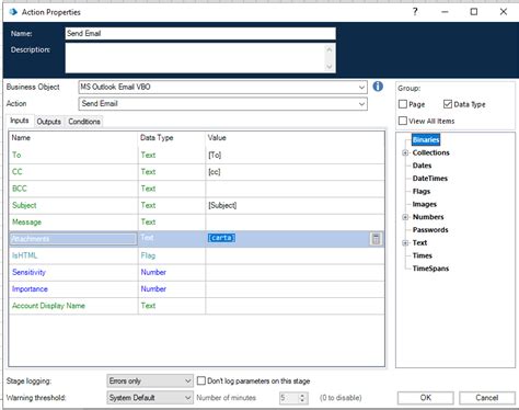 Answered Ms Outlook Email Vbo Ssandc Blue Prism Community