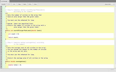 Solved Circle X Compile Undo Cut Сару Paste Find Close