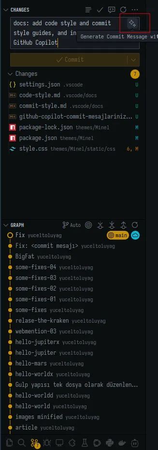 Github Copilot Ile Commit Mesajlarınızı Otomatik Olarak Tamamlayın Adım Adım Rehber