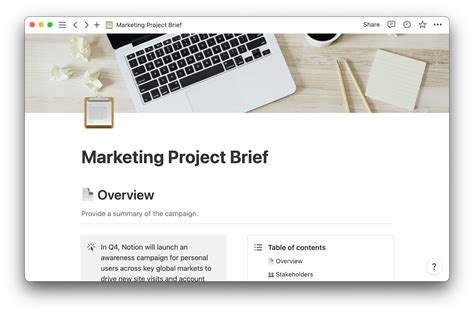 Creating A Clear Project Brief For Your Team