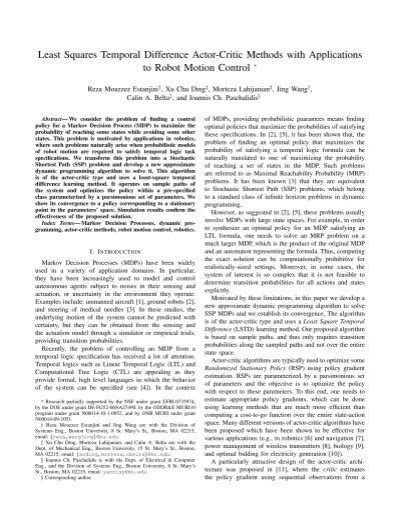 Least Squares Temporal Difference Actor Critic Methods With