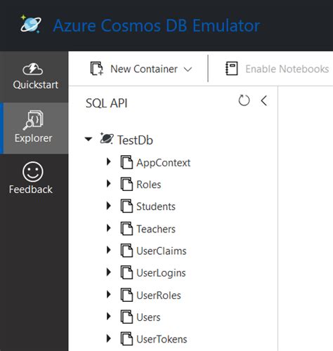 C Cosmos Provider For Entity Framework Core Creating Container With