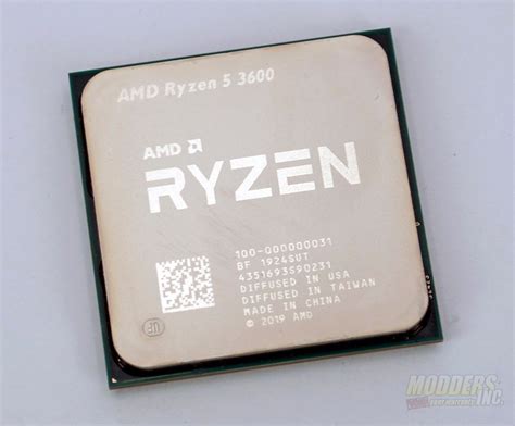 AMD Ryzen 5 3600 CPU Review Modders Inc