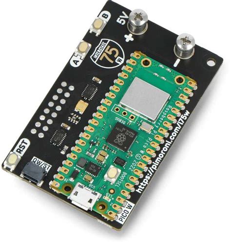 Interstate 75w Su Raspberry Pi Pico W Rgb Led Matricos Valdiklis Pimoroni Pim662 Modelis