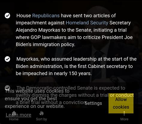 House Refers Mayorkas Impeachment to Senate : r/newswall