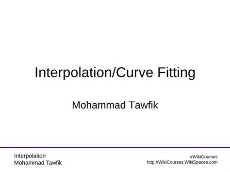 pdf interpolation methods dokumen tips