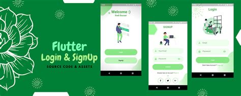 flutter login signup
