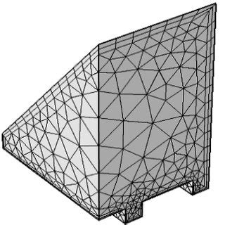 Simplified Geometry With Mesh For Computational Domain Download Scientific Diagram