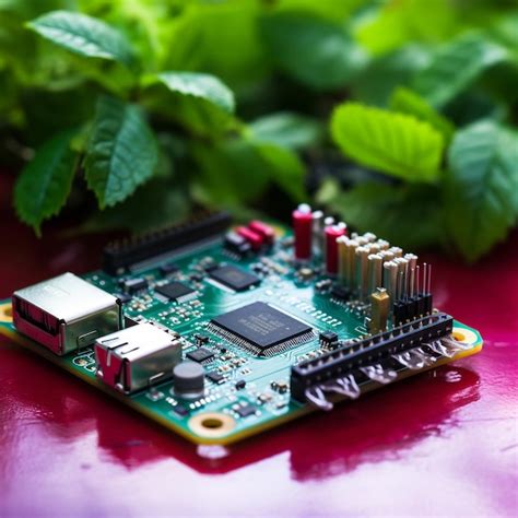 Microcontrolador Raspberry Pi Generado Con Herramienta Ai Foto Premium