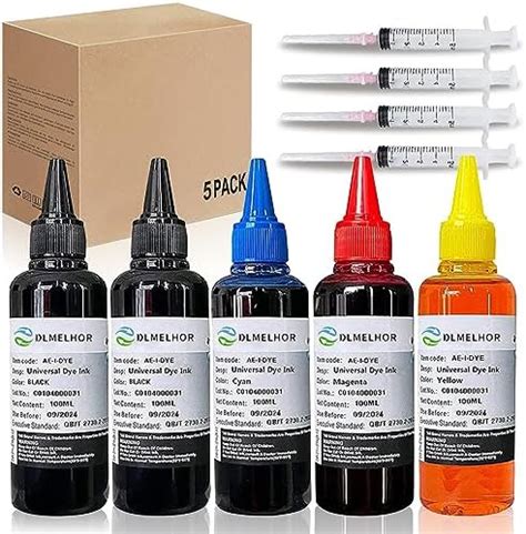 Amazon Com Universal Dye Ink Refill Kit For HP Canon Epson Brother Lexmark Samsung Dell Kodak