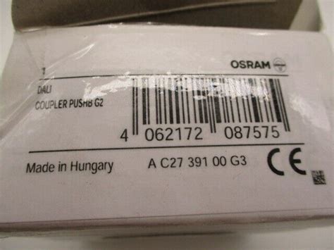 Osram Dali Pushbutton Coupler G2 With 4 Floating Inputs Sensors Trade