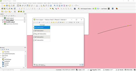 Shapefile Qgis Feature Passes ‘check Validity But ‘fix Geometries
