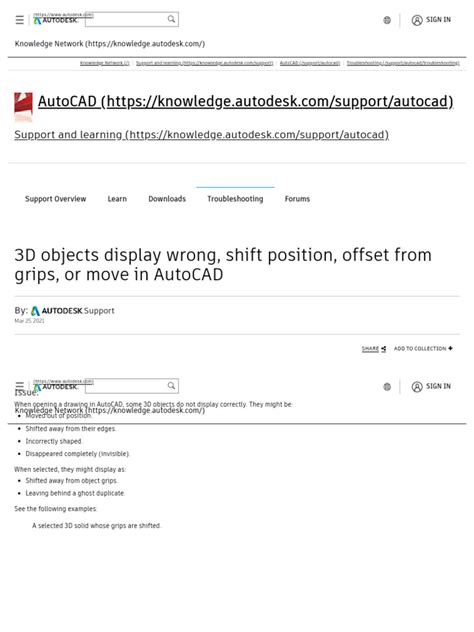 3d objects display wrong shift position offset from grips or move in