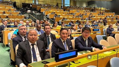 НҮБ ын Гамшгийн эрсдэлийг бууруулах Дээд түвшний уулзалтад оролцож байна