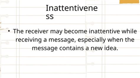 Receiver Centric Barriers In Communication Ppt