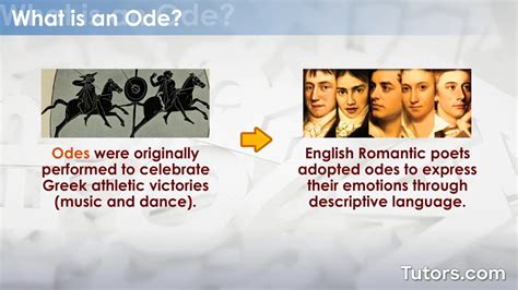 Ode Poem Examples