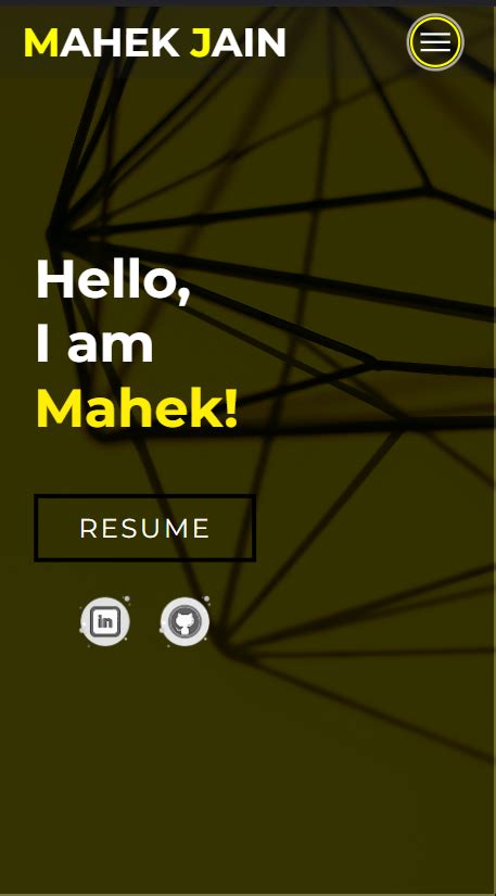 GitHub Mahek Portfolio This Is My First Portfolio Website Built Using HTML And CSS