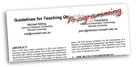Guidelines For Teaching Programming Programming Education Blog